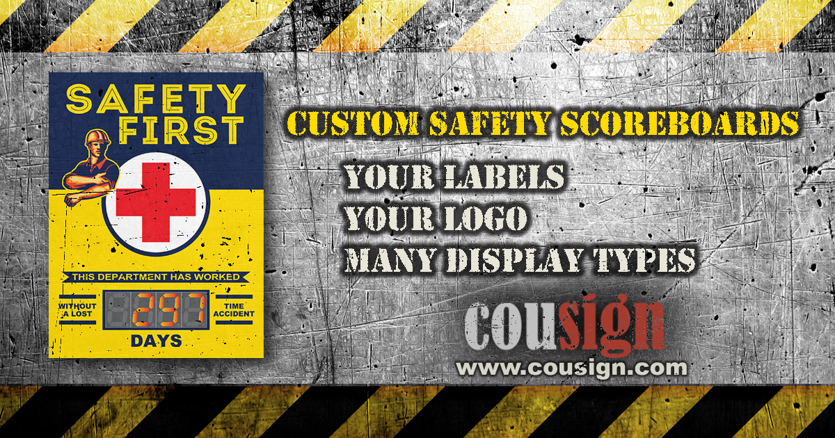 Safety Counter Signs & Accident Free Days Tracking.