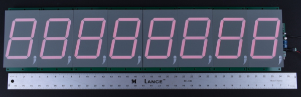 Days/Hours Without Accident Sign with 8 digit display