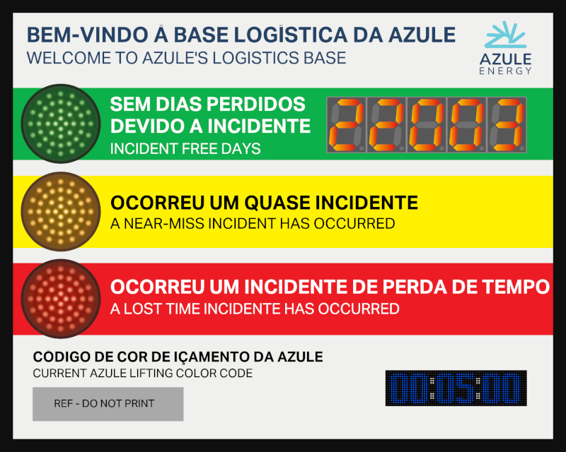 48x60 Scoreboard Sign Large Five Digit Counter