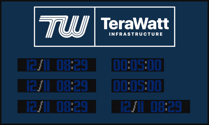 Six Flex Displays Sign