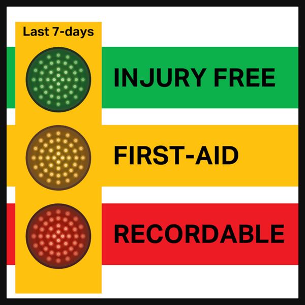 Stoplight Sign 20"x20"